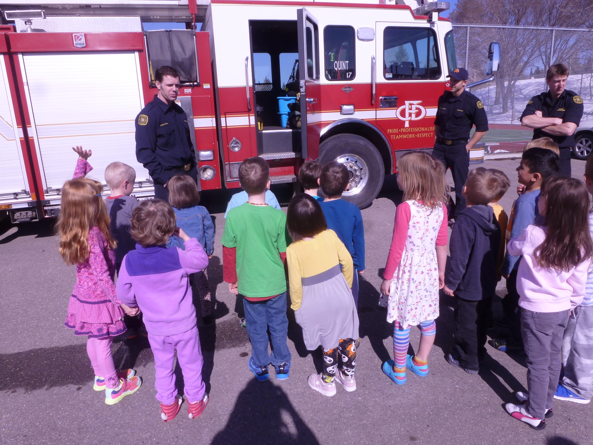 Visit from Firefighter Dave | Dalhousie Community Kindergarten